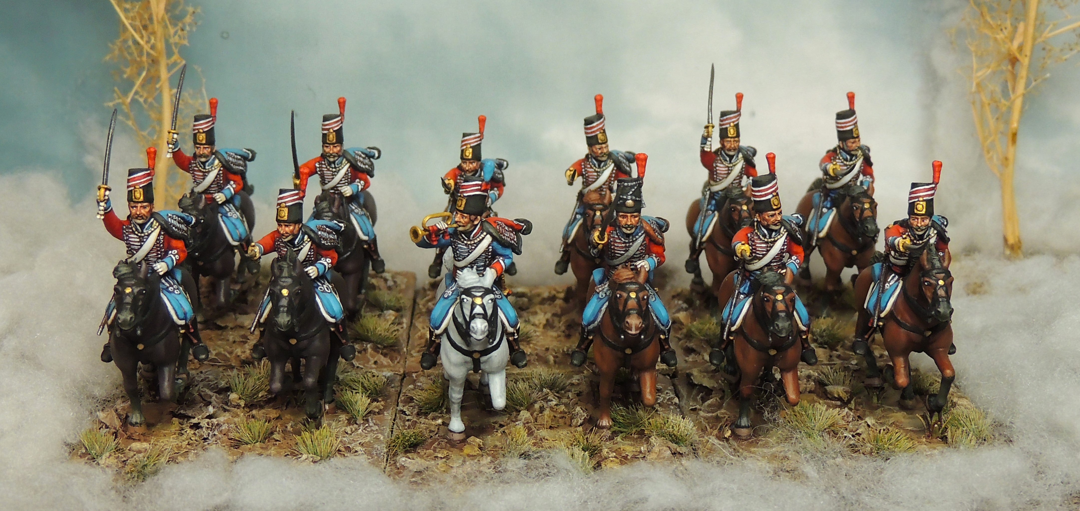 Painted Showcase: Francesco Thau’s 28 mm Spanish Hussars, Spanish Infa ...
