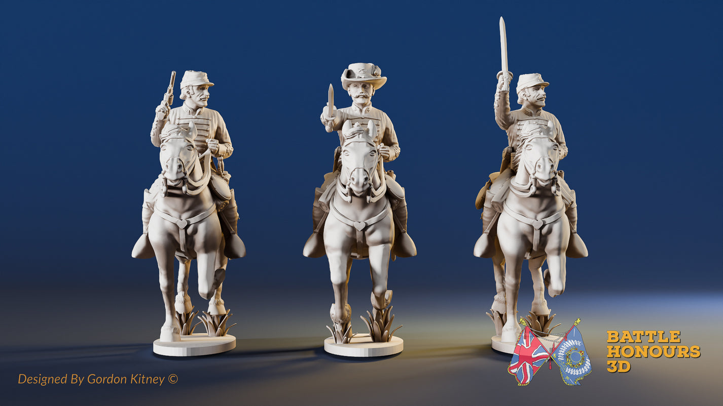 Confederate - Virginia Cavalry Commanders – Battle Honours 3D