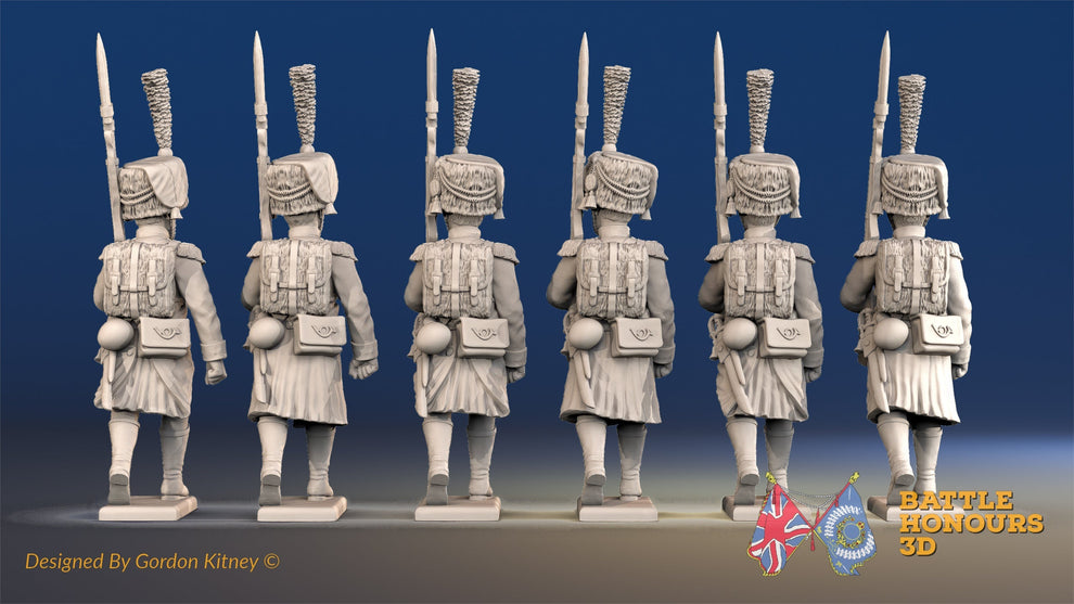 French March Attack Elite Voltigeurs Colpack Greatcoat Hussar Boots Sh ...